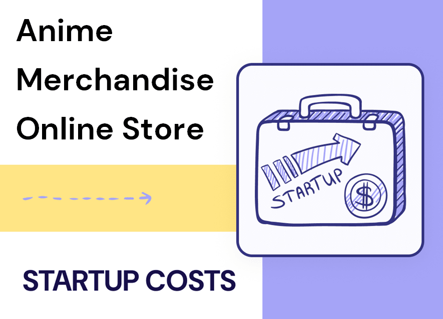 What are Startup Costs for Anime Merchandise Online Store?