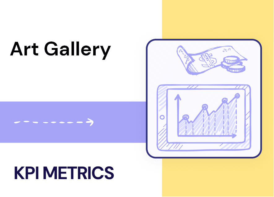What are core 5 KPIs of Art Gallery Business?