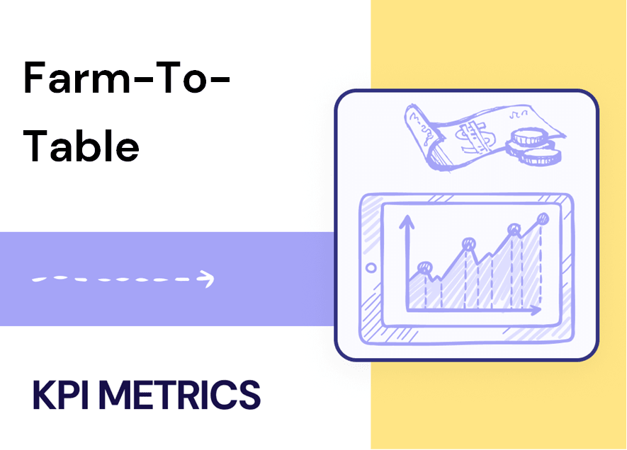 What are core 5 KPIs of Farm To Table Business?